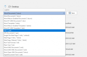 DOC document file – A complete beginners guide | Canto