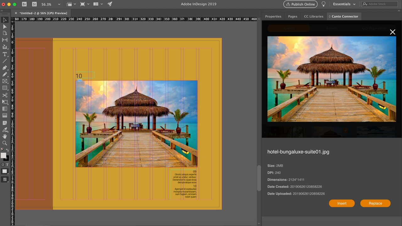 Integrations for your DAM system – InDesign | Canto