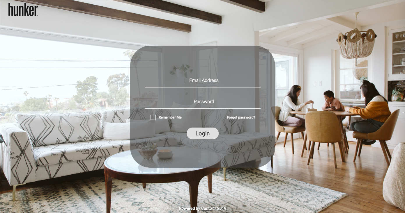 Our favorite branded customer log-in screens! | Canto